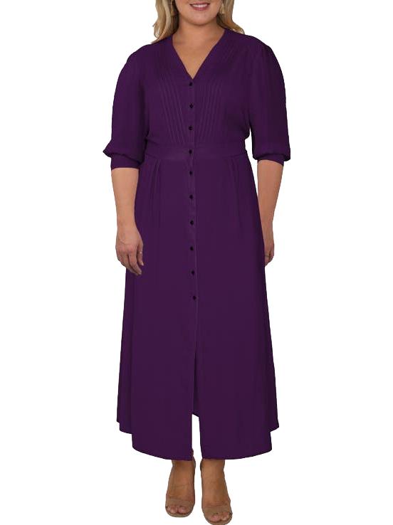 STANDARDS & PRACTICES Standards & Practices Pintuck Georgette Dress